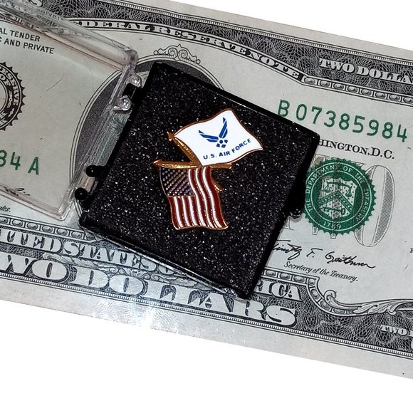 Air Force Veteran Pin USAF U.S. Air Force Flags Lapel Pin Airforce Pin